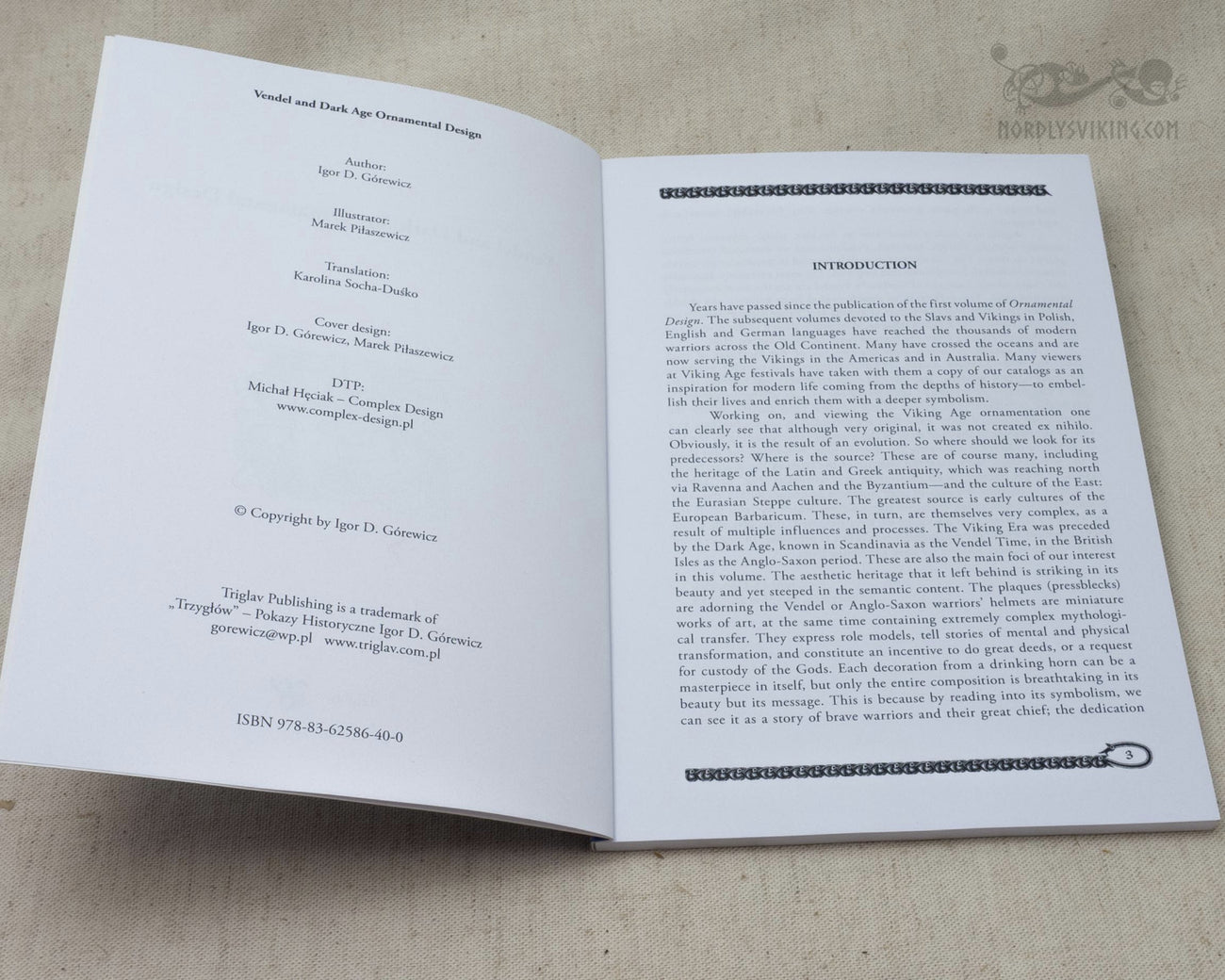 Vendel and Dark Age ornamental design